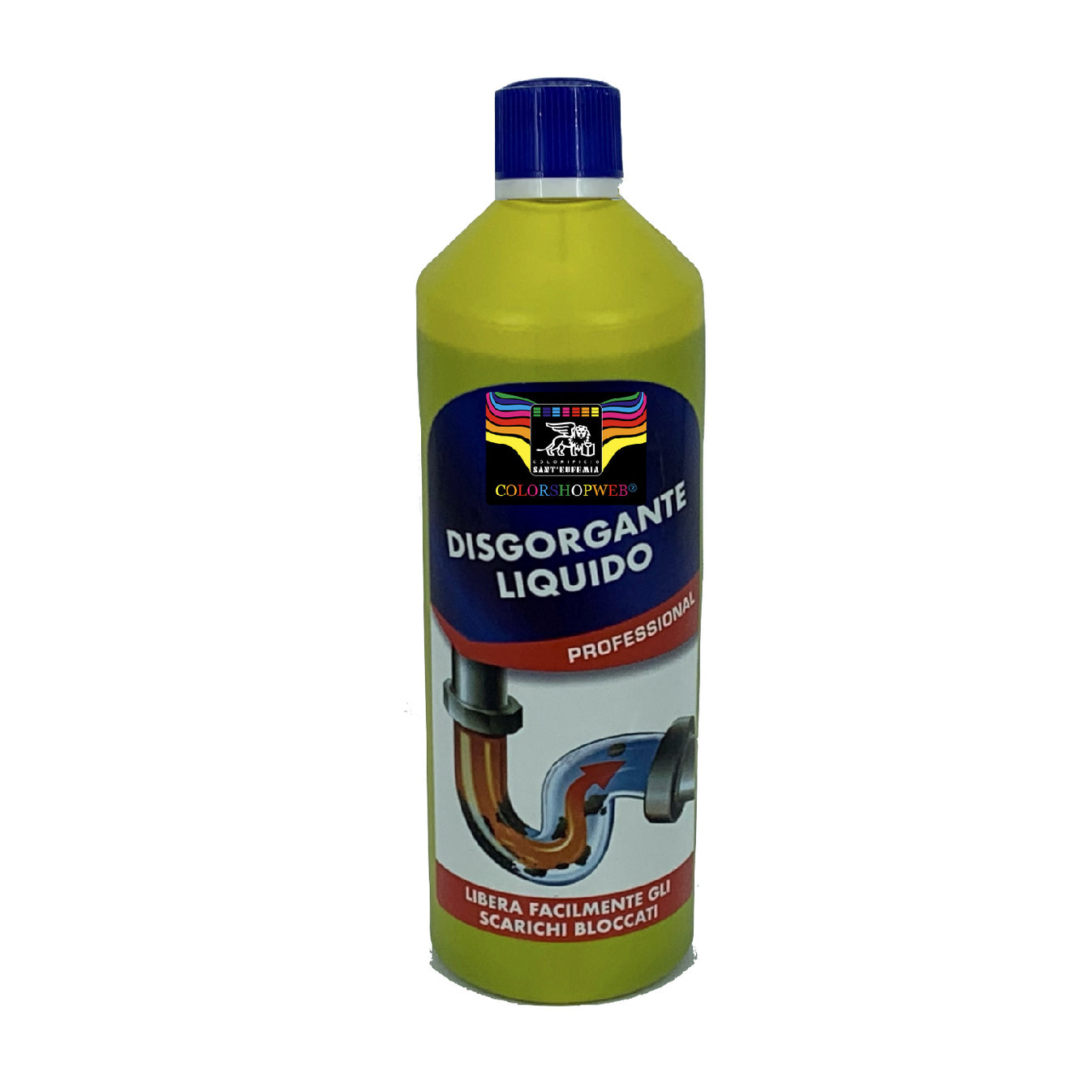 Disgorgante DISOTTURANTE professionale liquido sifoni lavandini wc tub ...